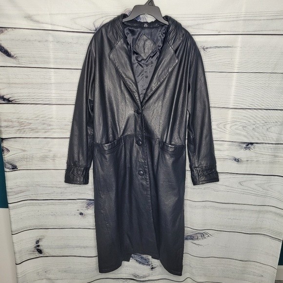 Jacqueline Ferrar | Jackets & Coats | Jacqueline Ferrar Black Leather ...